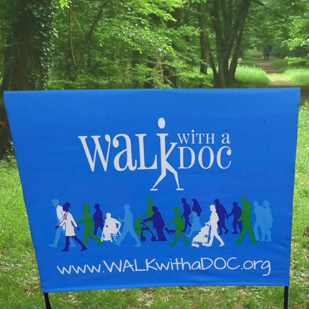 Walk this way – YARD SIGN – Walk with a Doc