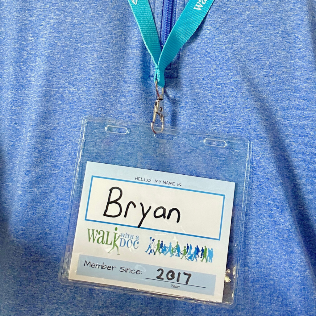Member Lanyard & Nametag – Walk with a Doc